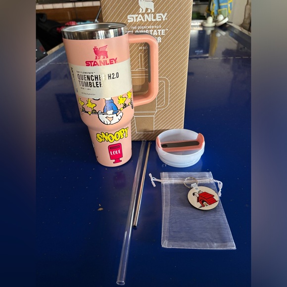 Stanley | Kitchen | Snoopy Stanley And Keychain | Poshmark